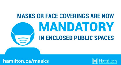 Mandatory use of masks in public enclosed spaces in effect as of July ...